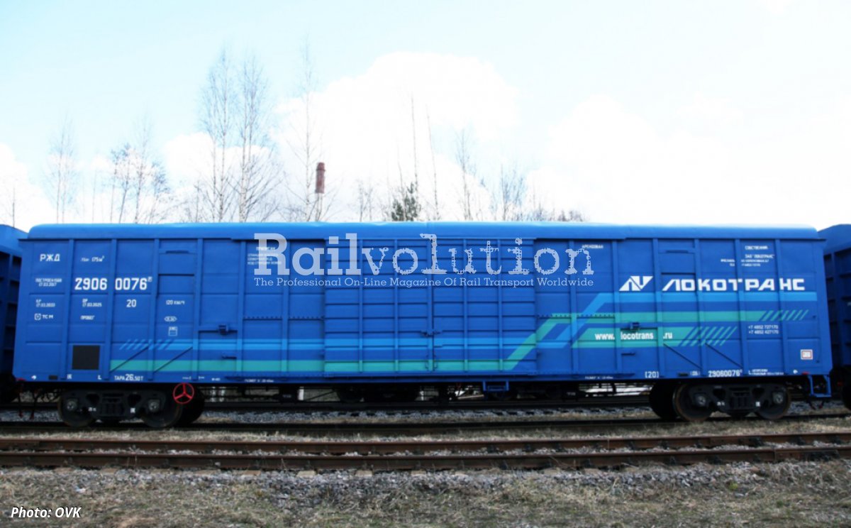 Lokotrans Took Over A Batch Of New Box Wagons | Railvolution