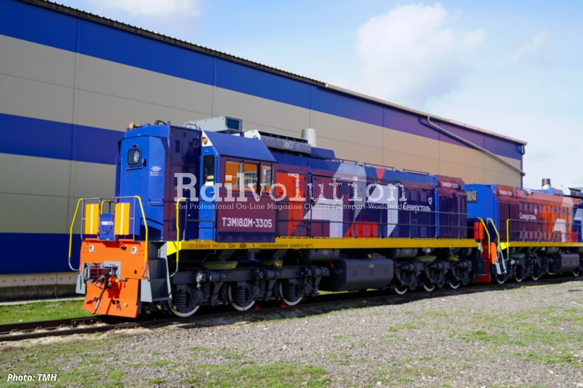 Class TEM18DM Shunters Joined Severstal’s Fleet | Railvolution