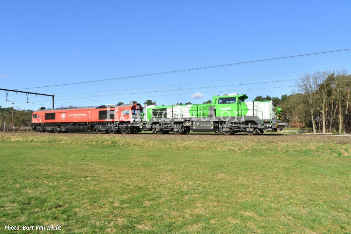 DE18 On Test In Belgium | Railvolution
