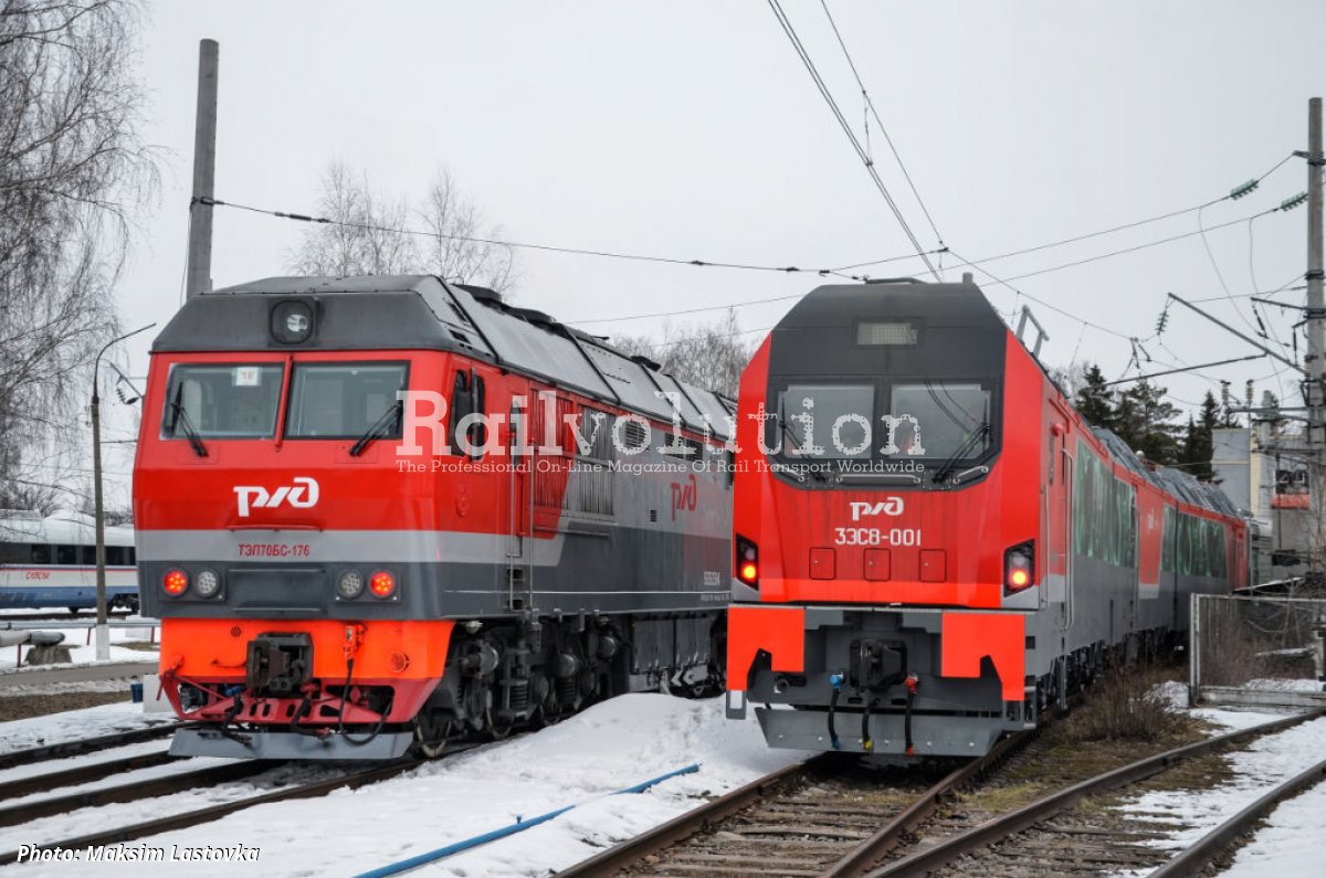 3ES8-001 At Shcherbinka | Railvolution