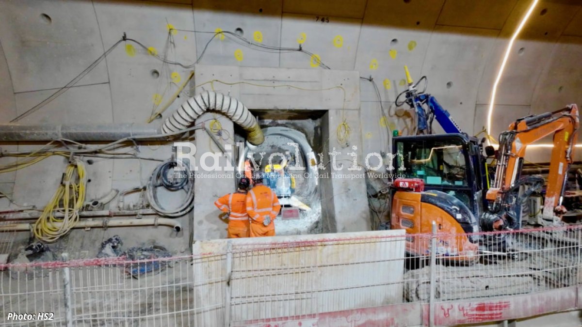 HS2 Completes First Tunnel Cross Passages | Railvolution