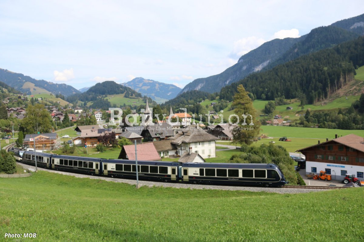 GoldenPass Express At The Start | Railvolution