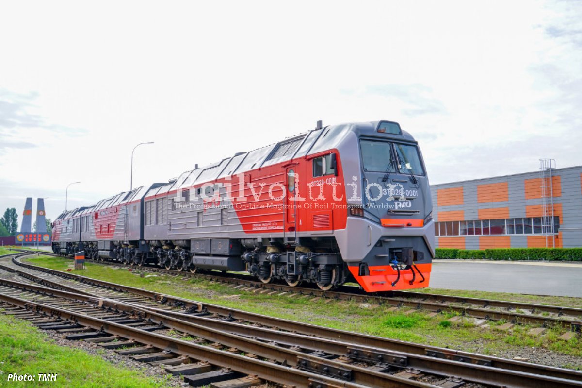 First 3TE28 Started Test Runs On The RZD Network | Railvolution