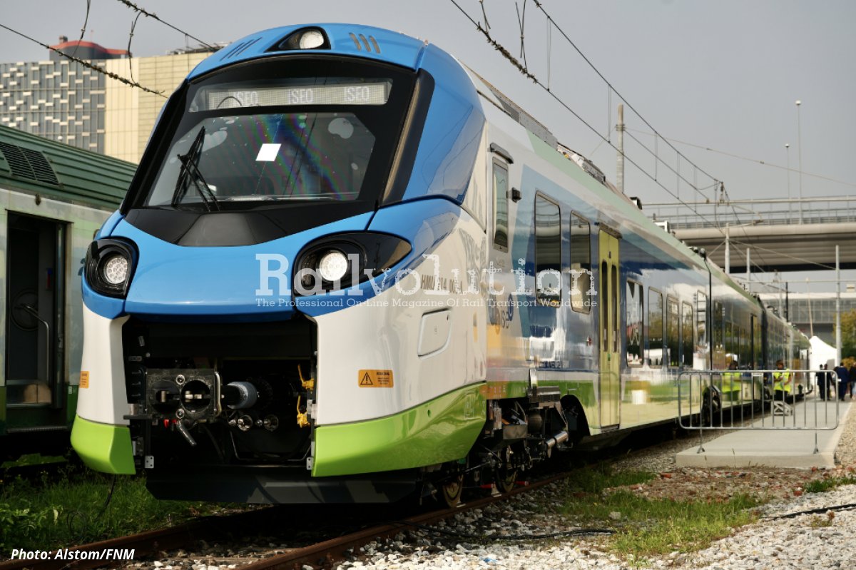 FNM and Alstom presented Italy's first HMU | Railvolution