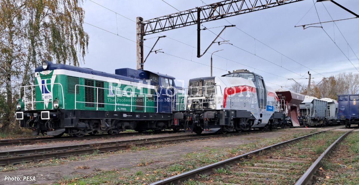 Tests of the PESA-built hydrogen locomotive at CIECH Cargo | Railvolution