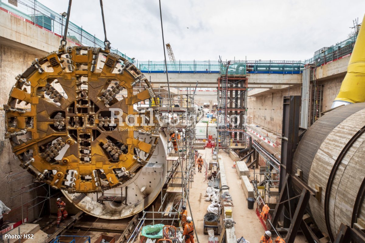 Second HS2 TBM gets ready to start digging under Birmingham | Railvolution