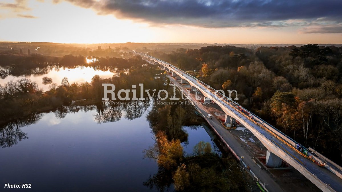 Construction progress of Britain's longest rail bridge | Railvolution