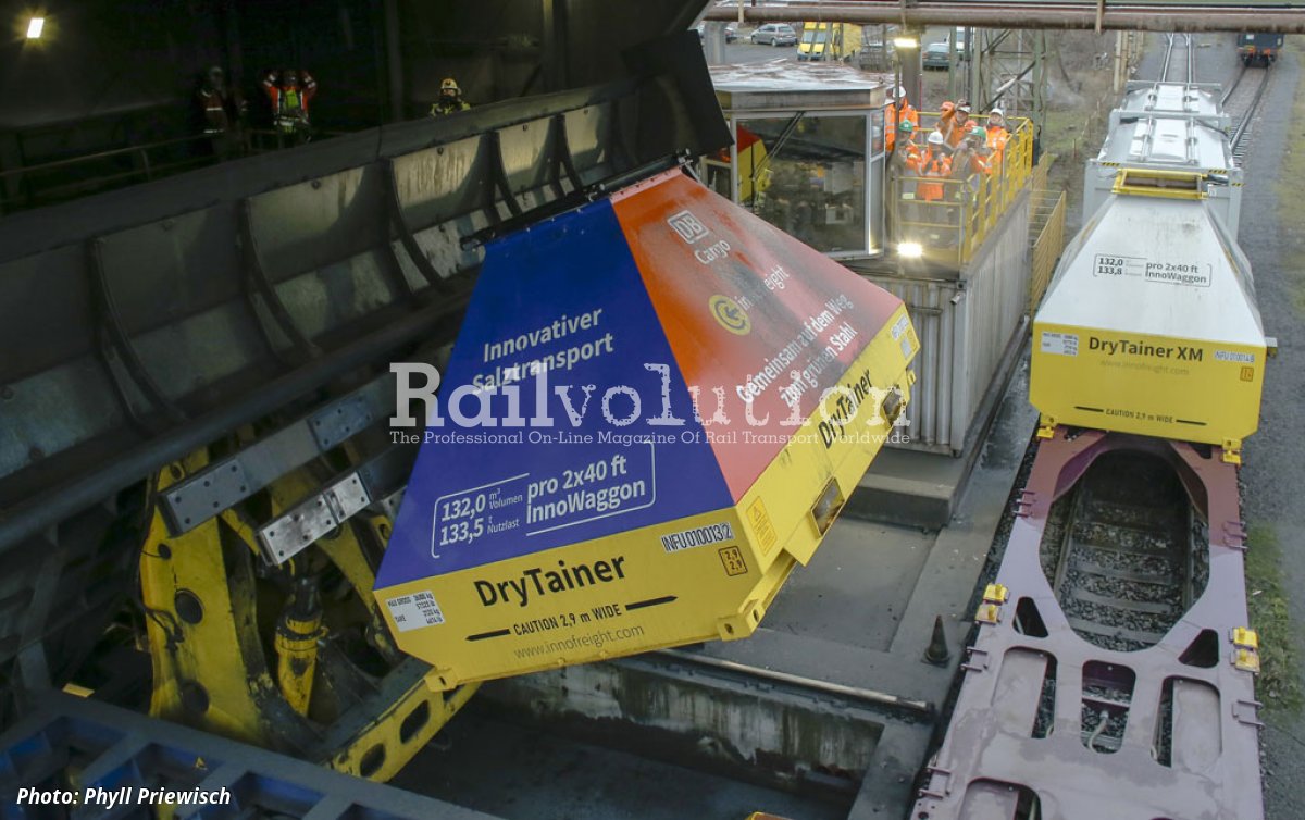 First test transport in DryTainers | Railvolution
