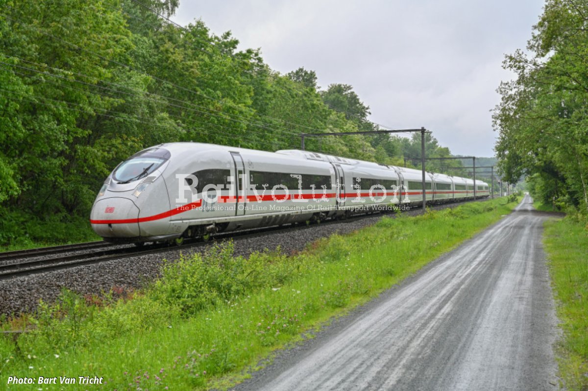 Acceptance runs with the ICE3 neo in Belgium | Railvolution
