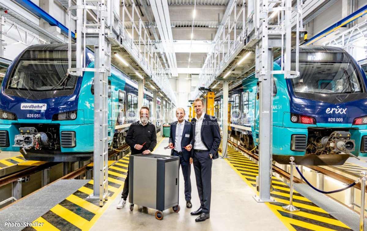 Stadler's newest service centre in Germany | Railvolution