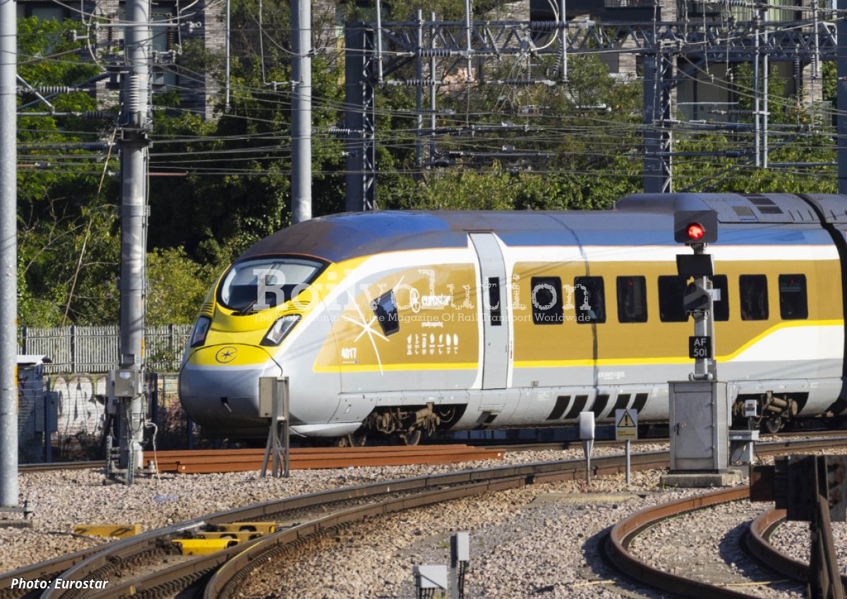 Eurostar launches Olympics golden train | Railvolution