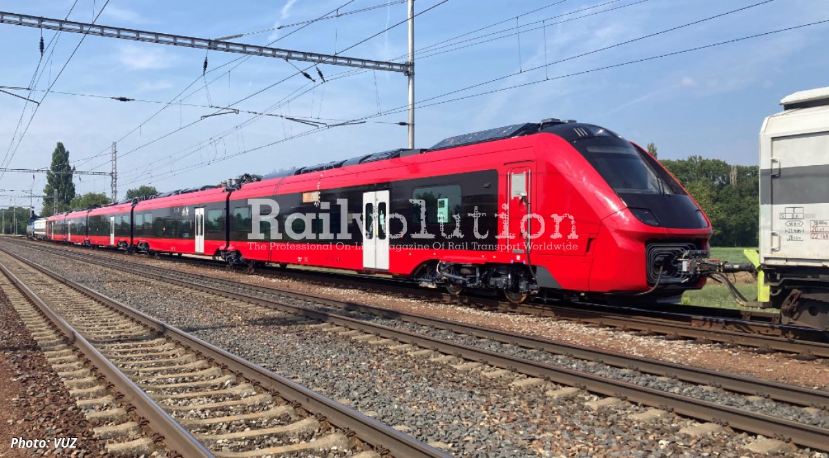 First IC5 at VUZ Velim | Railvolution