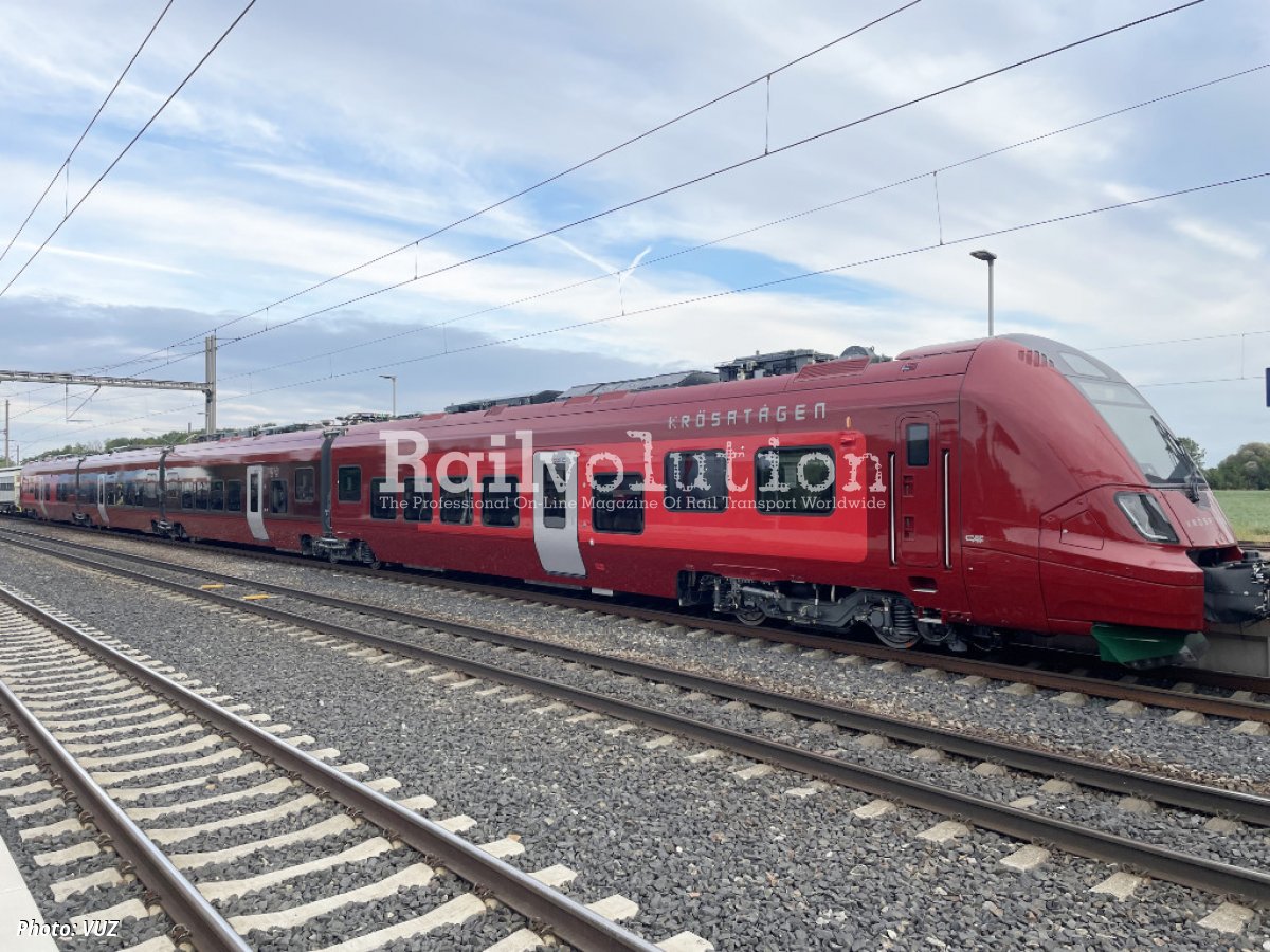 Krösatågen's Civity Nordic at Velim | Railvolution