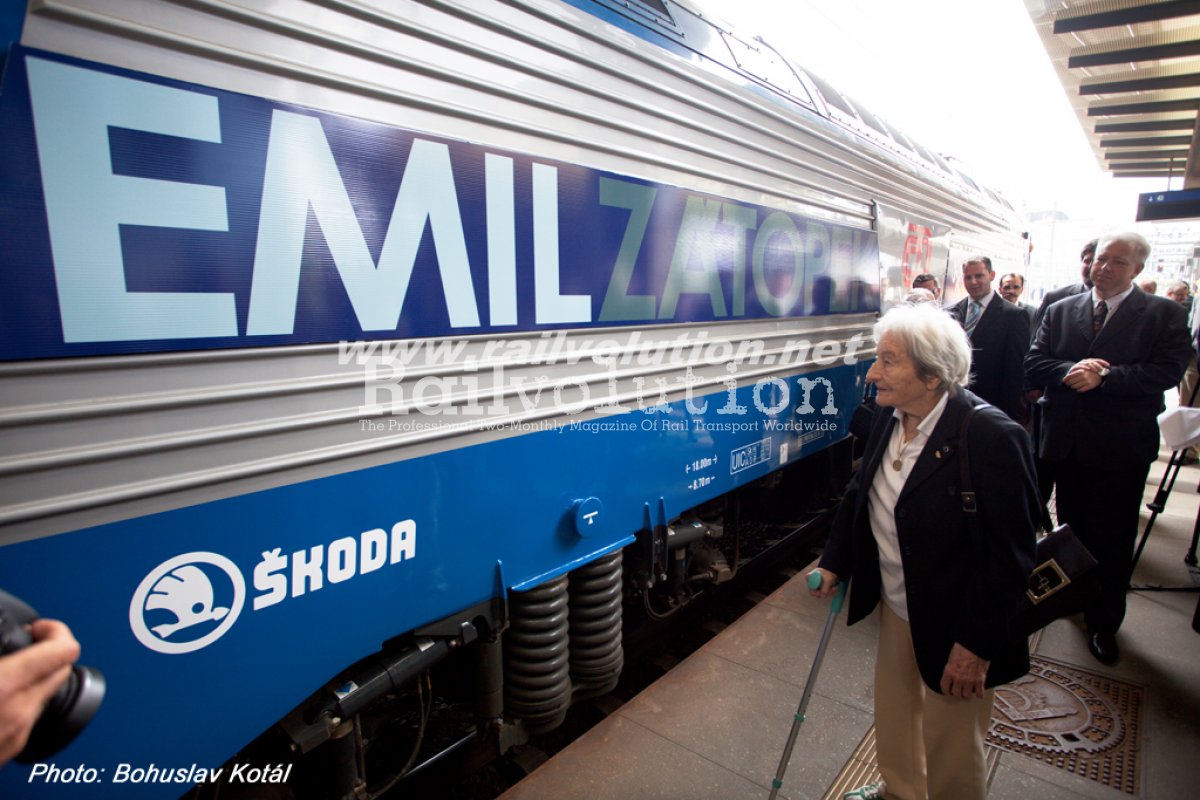 ŠKODA 109 E Electrics Become "Emil Zátopek" | Railvolution