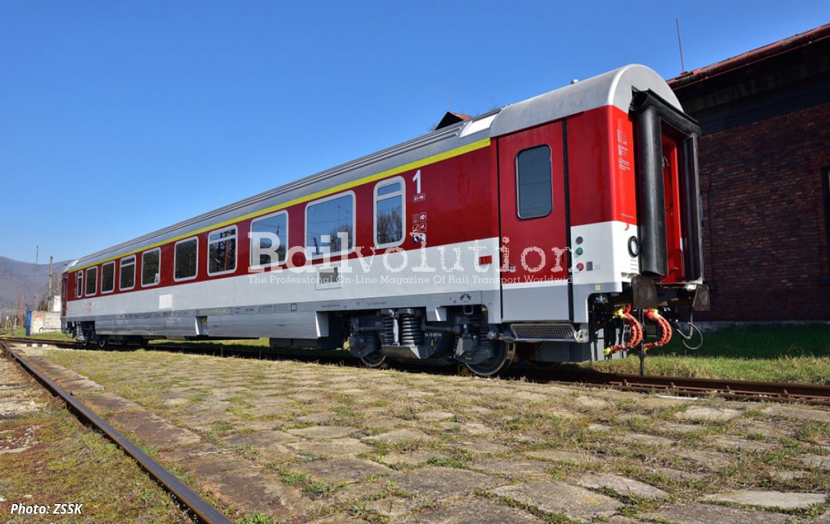 First ZSSK Class Ampz Carriage In Regular Service | Railvolution