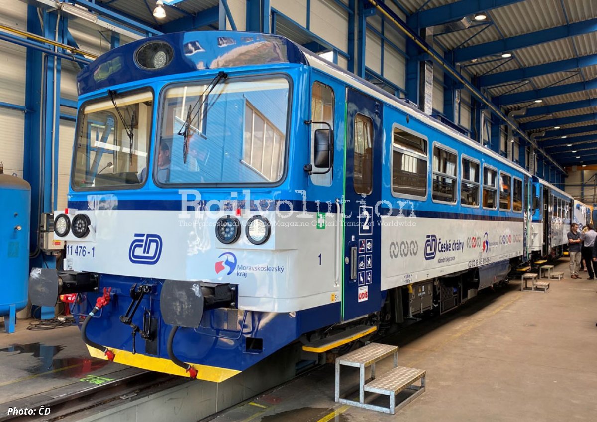 First Modernised ČD Class 811 Railcar For The Moravian-Silesian Region | Railvolution